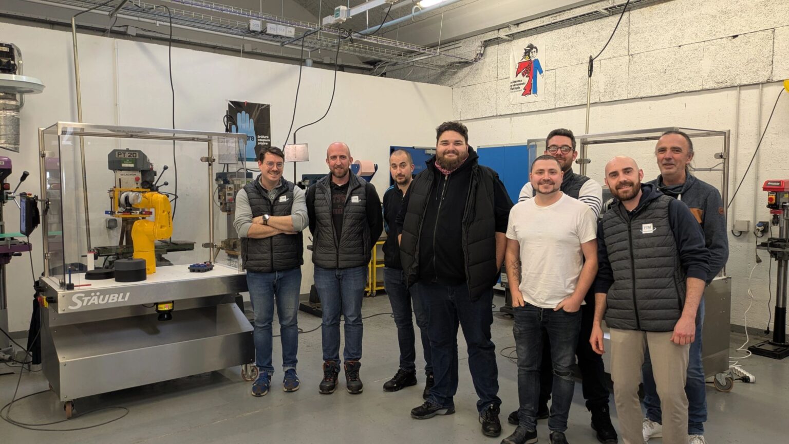 Les apprenants FIM participent au Challenge VAL Block STÄUBLI